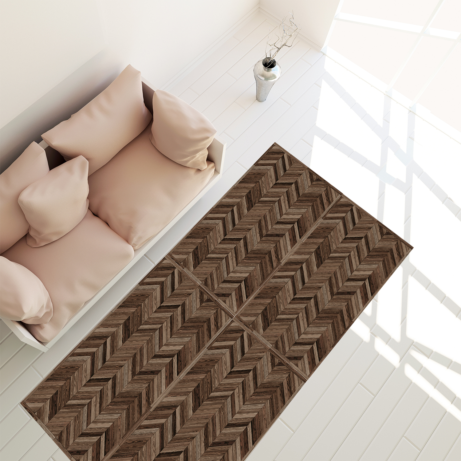 Wooden Floor Mat – Walplus